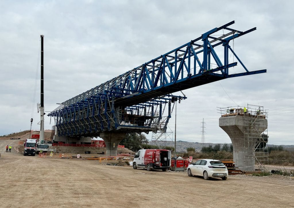 Visit to the Castejón viaduct construction site - Grupo TYPSA