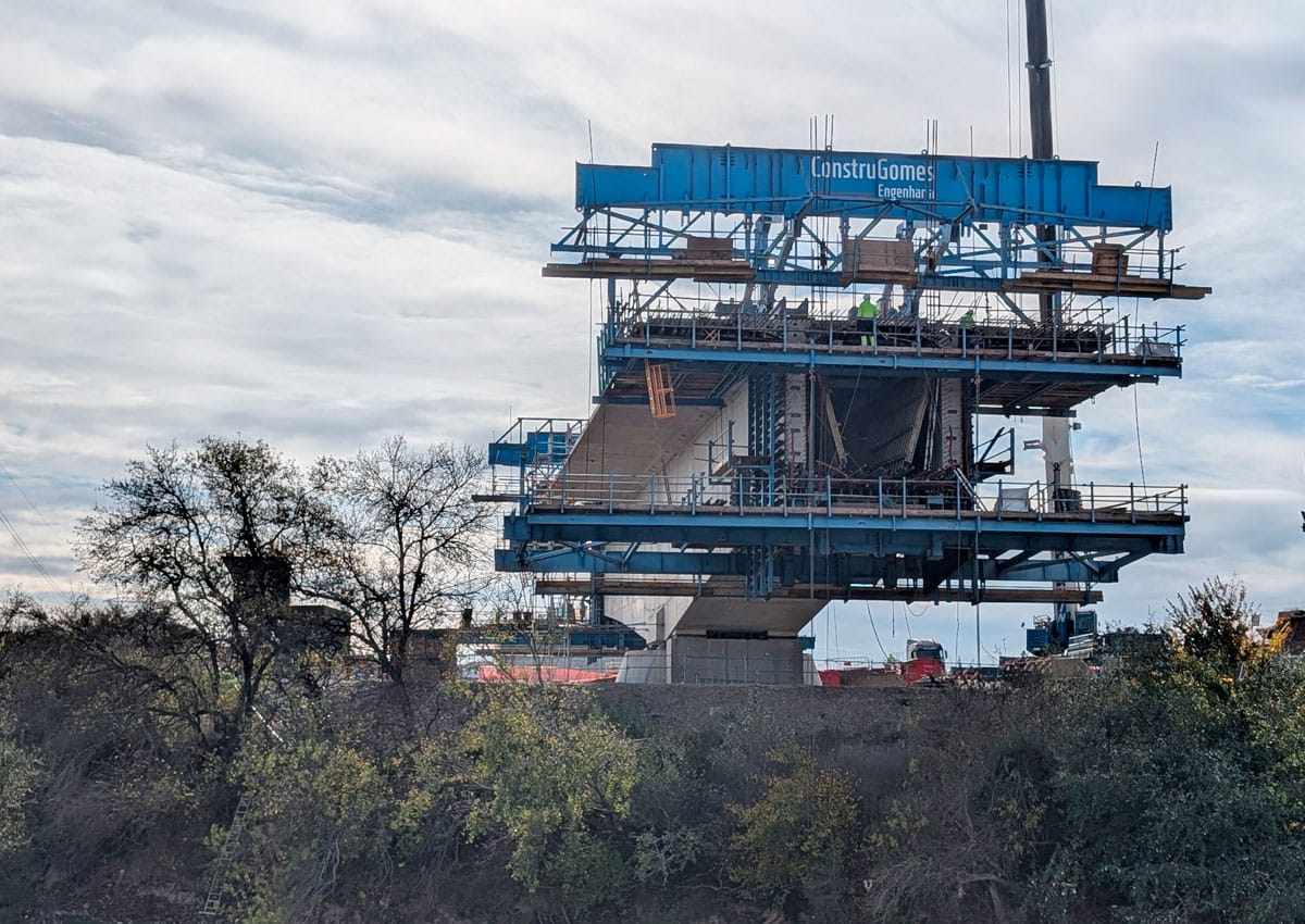 Visit to the Castejón viaduct construction site - Grupo TYPSA